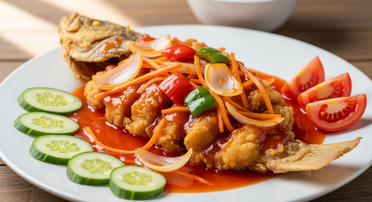 Resep Kakap Goreng Asam Manis Renyah ala Restoran | Seni Berpikir